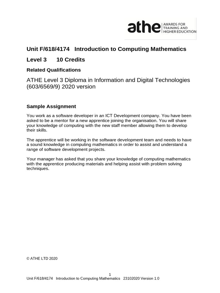 SA Intro To Computing Mathematics | PDF