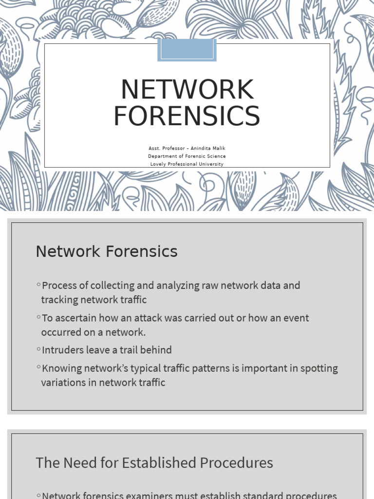 Network Forensics | PDF