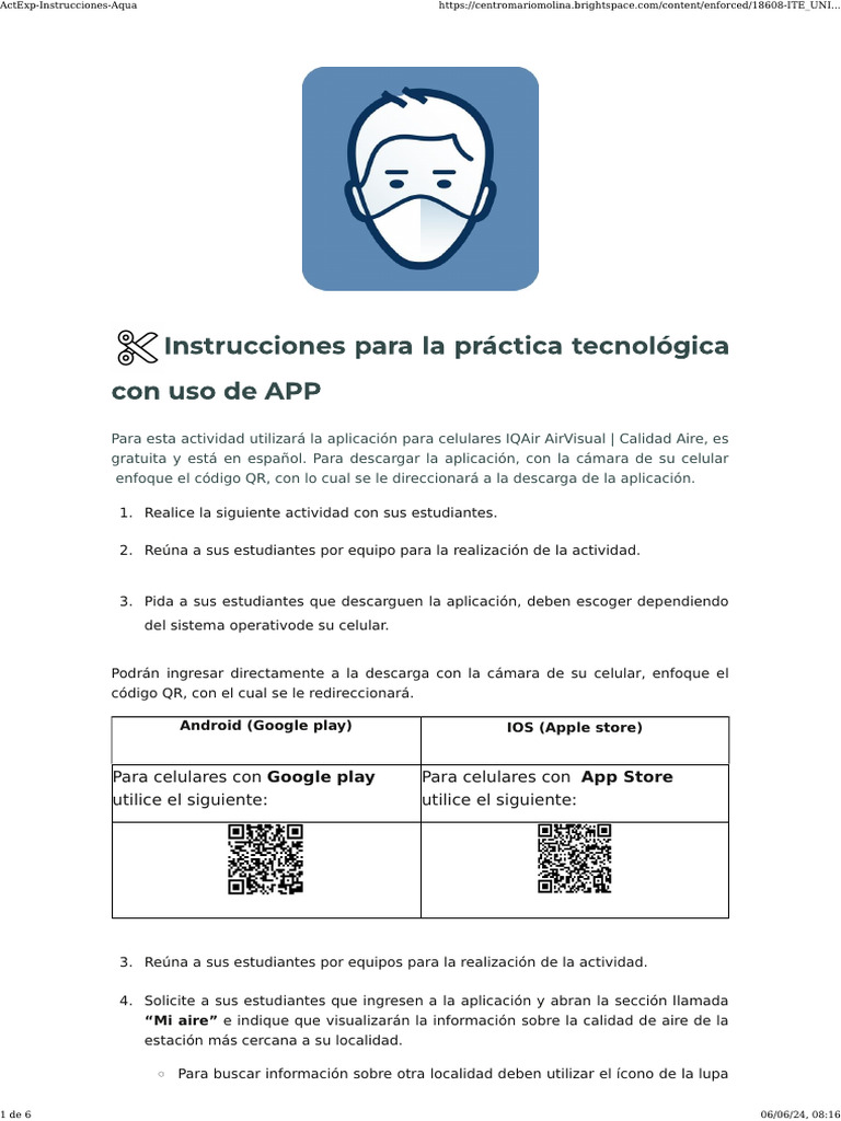 6 Actividad APPP Calidad Del Aire | PDF