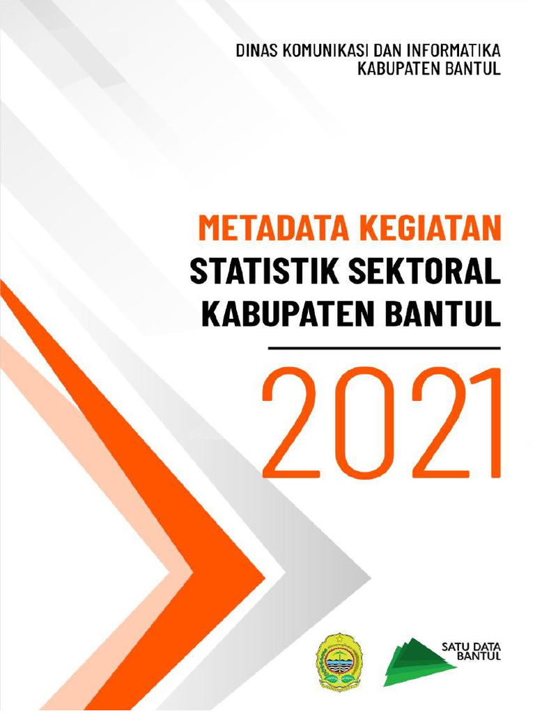 Contoh Metadata Kegiatan Statistik Sektoral Kabupaten Bantul Tahun 2021 ...