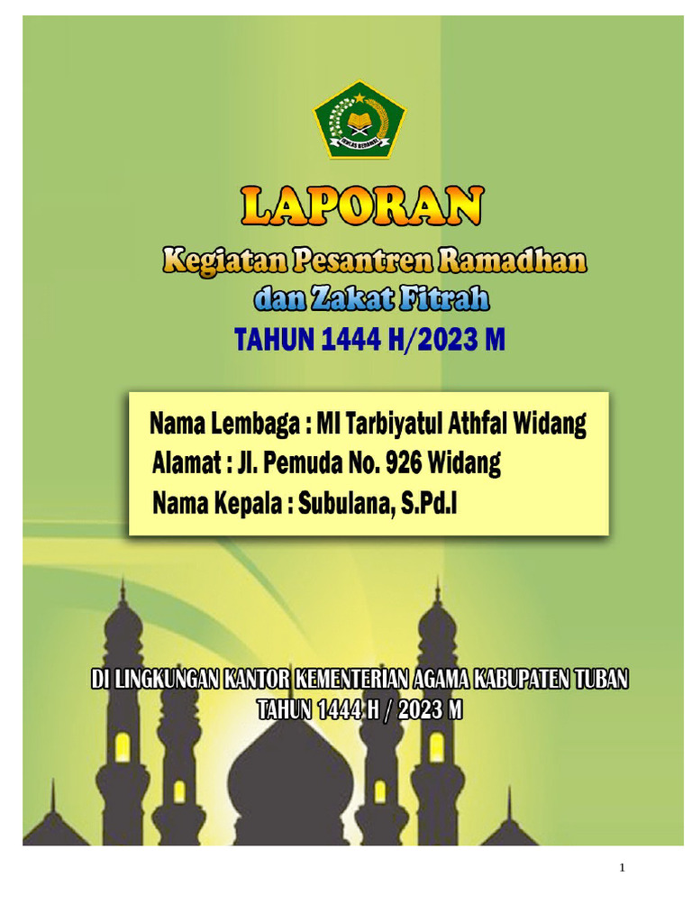 LAPORAN PESANTREN RAMADHAN SDN Bodag | PDF