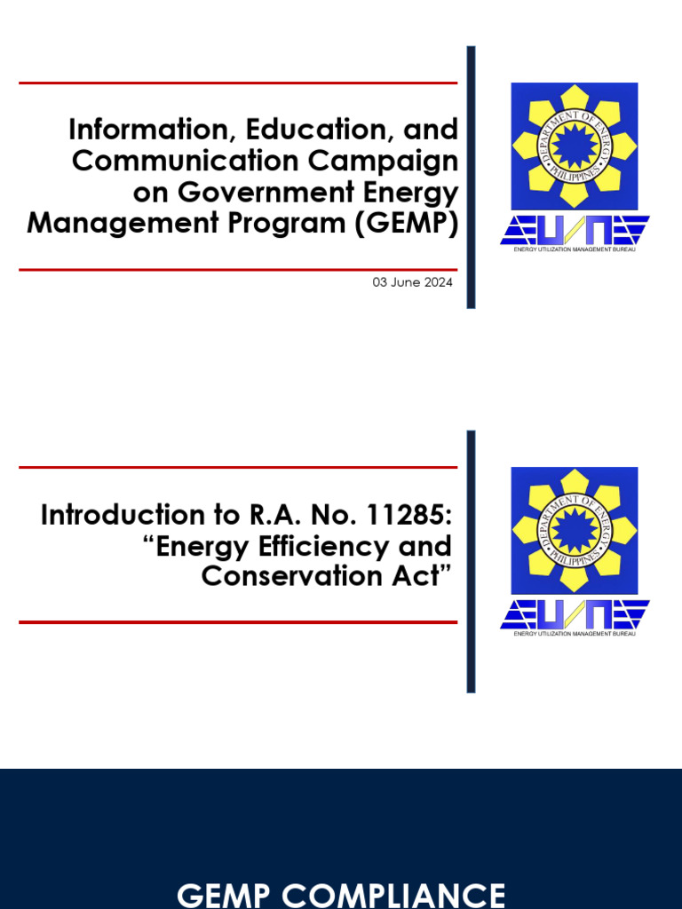 IEC On GEMP Presentation Materials | PDF