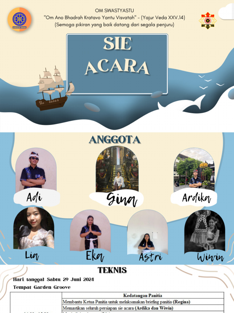 Malam Puncak Sie Acara | PDF