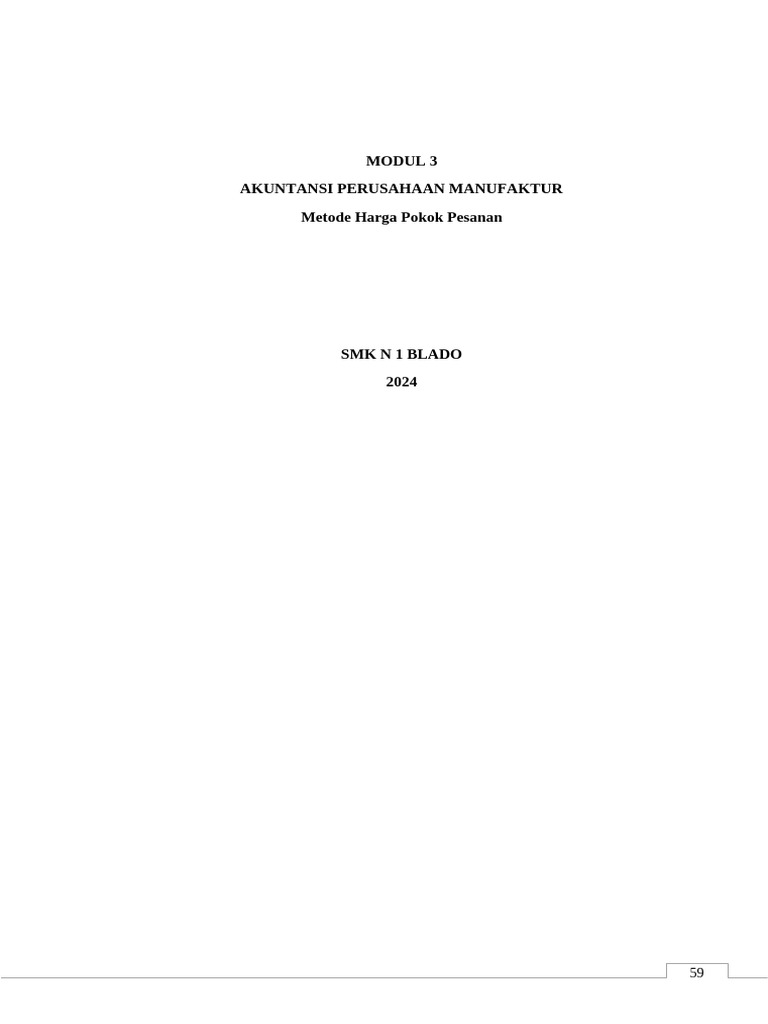 Perusahaan Manufaktur - Bag 3 | PDF