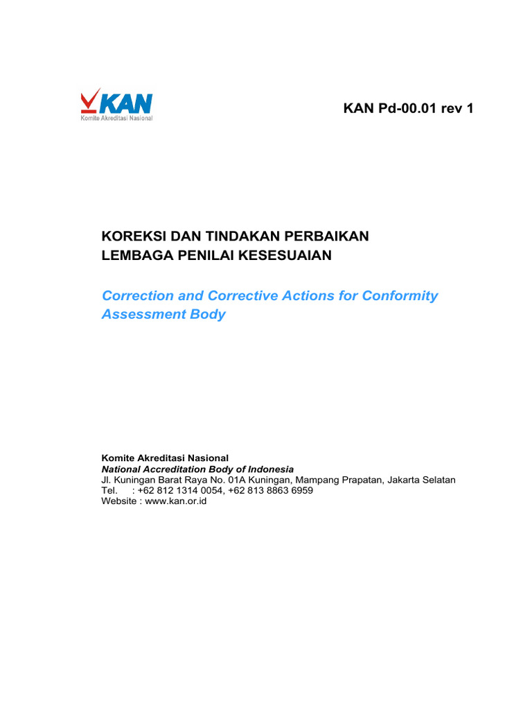 KAN PD 00.01 Rev.1 | PDF
