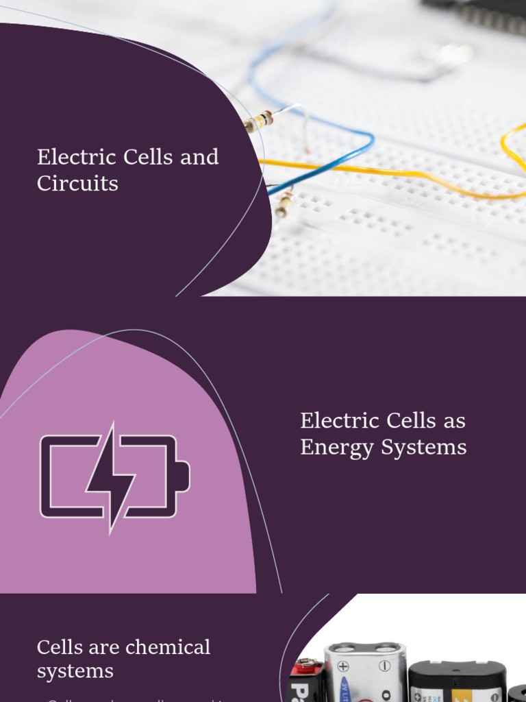 2. Electric Cells and Circuits | PDF