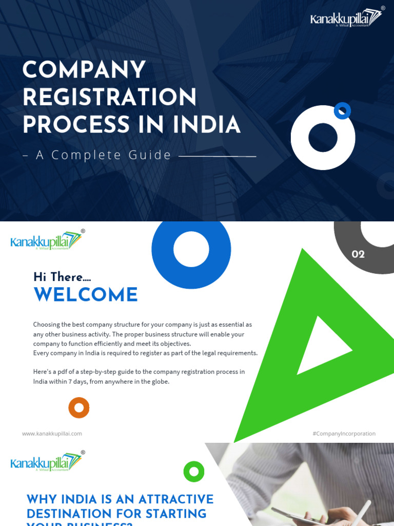 Company Registration Process in India A Complete Guide | PDF