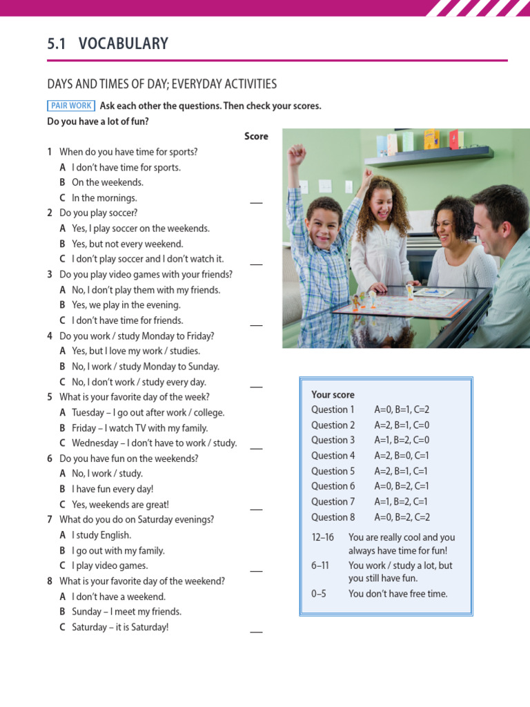 BUS 2.0 Level 1 Lesson Plan 5 Handout 1 | PDF