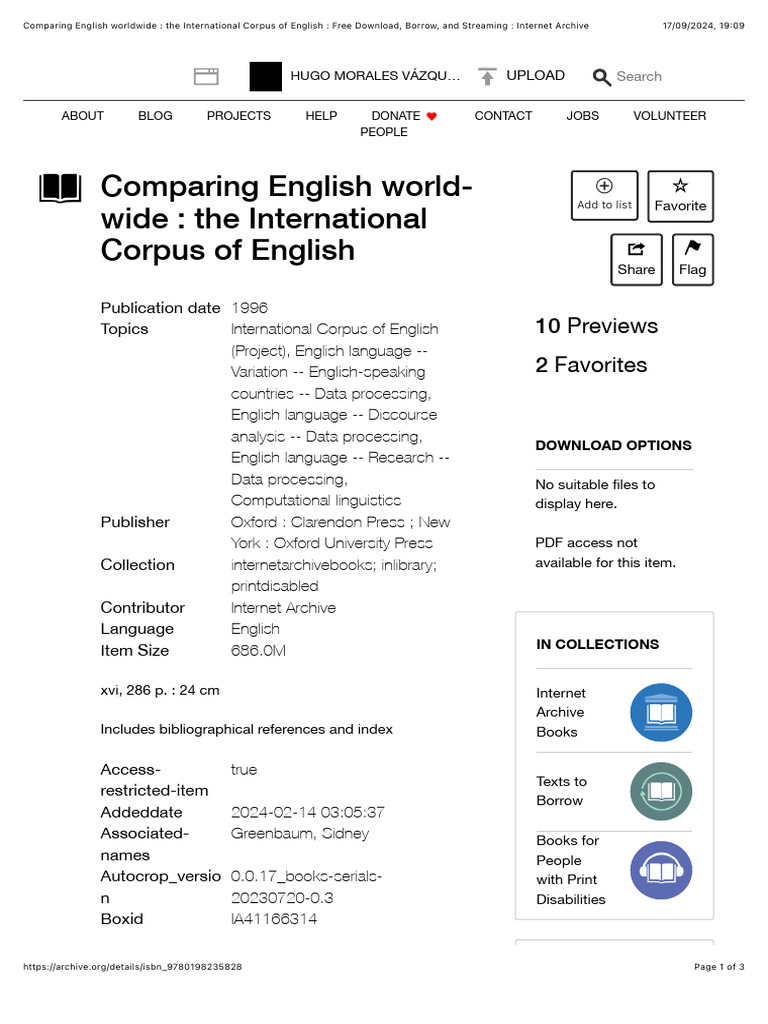 Comparing English Worldwide: The International Corpus of English: Free ...