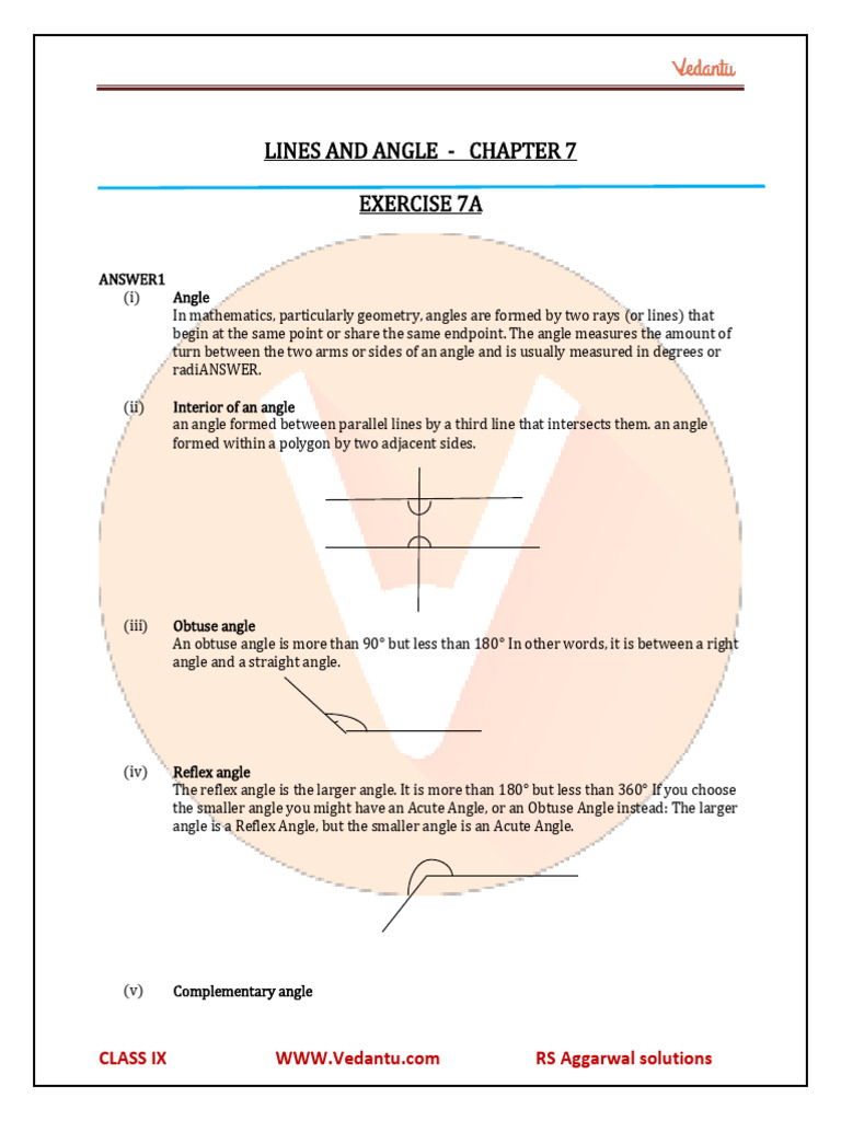 Class 9 Maths Chapter 7 Solutions | PDF