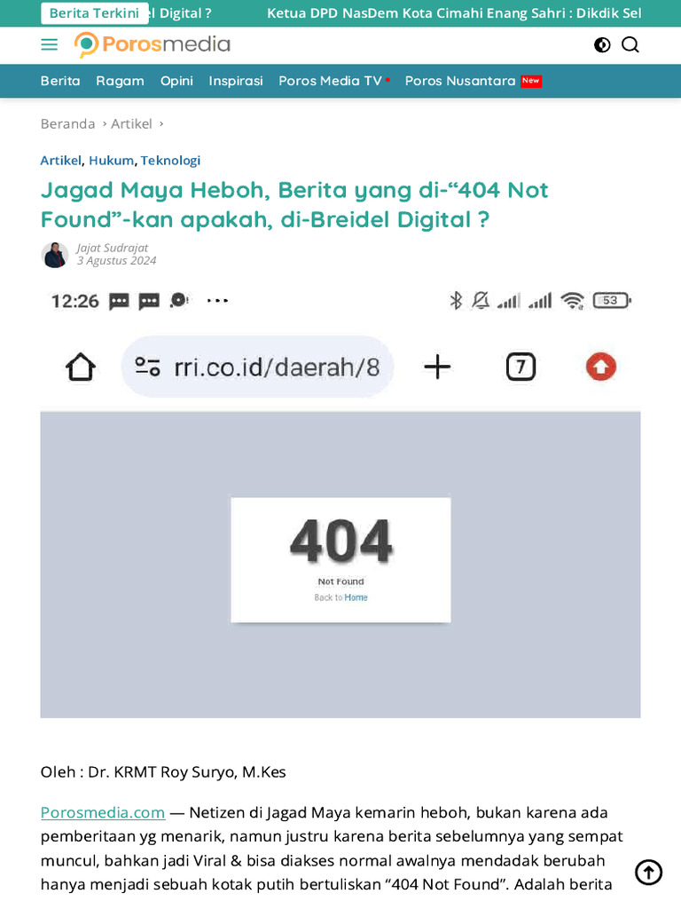 Jagad Maya Heboh, AGK Beberkan Pemilik IUP Blok Medan Di Tambang Haltim Malut | PDF