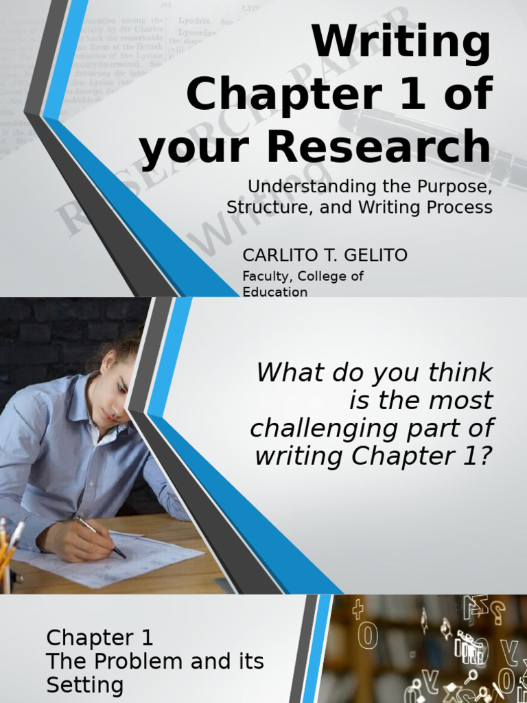 Writing Chapter 1. | PDF | Cognition | Science