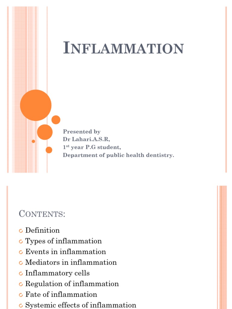 Inflammation | PDF | Inflammation | Cell Biology