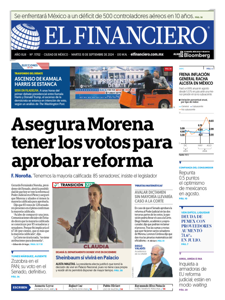 El Financiero 10-09-24 | PDF