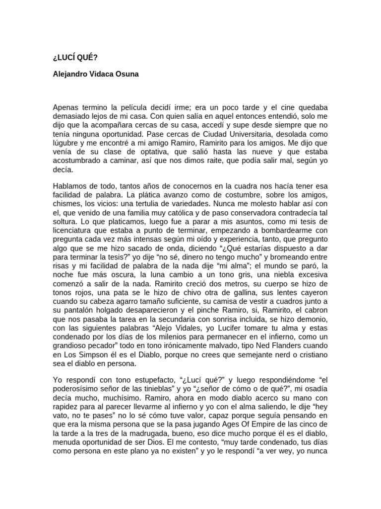 LUCI Qué | PDF