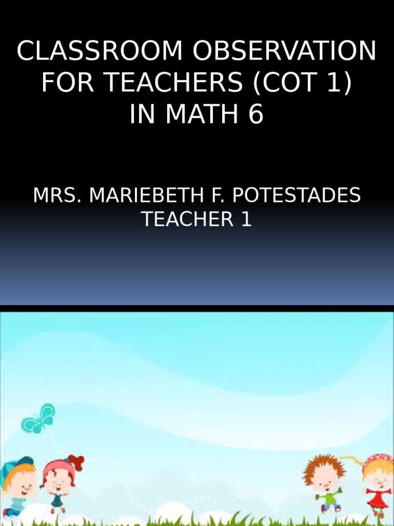 COT-1-Math-6 - Dividing Simple and Mixed Fractions | PDF