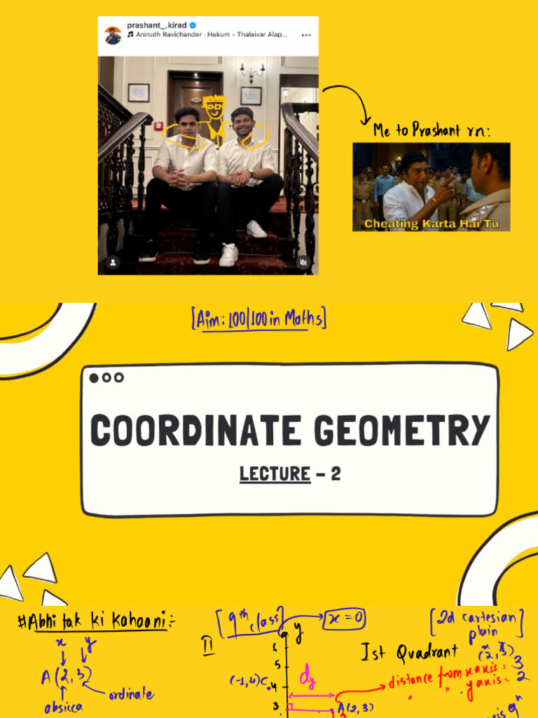 Coordinate Geometry - 2 | PDF