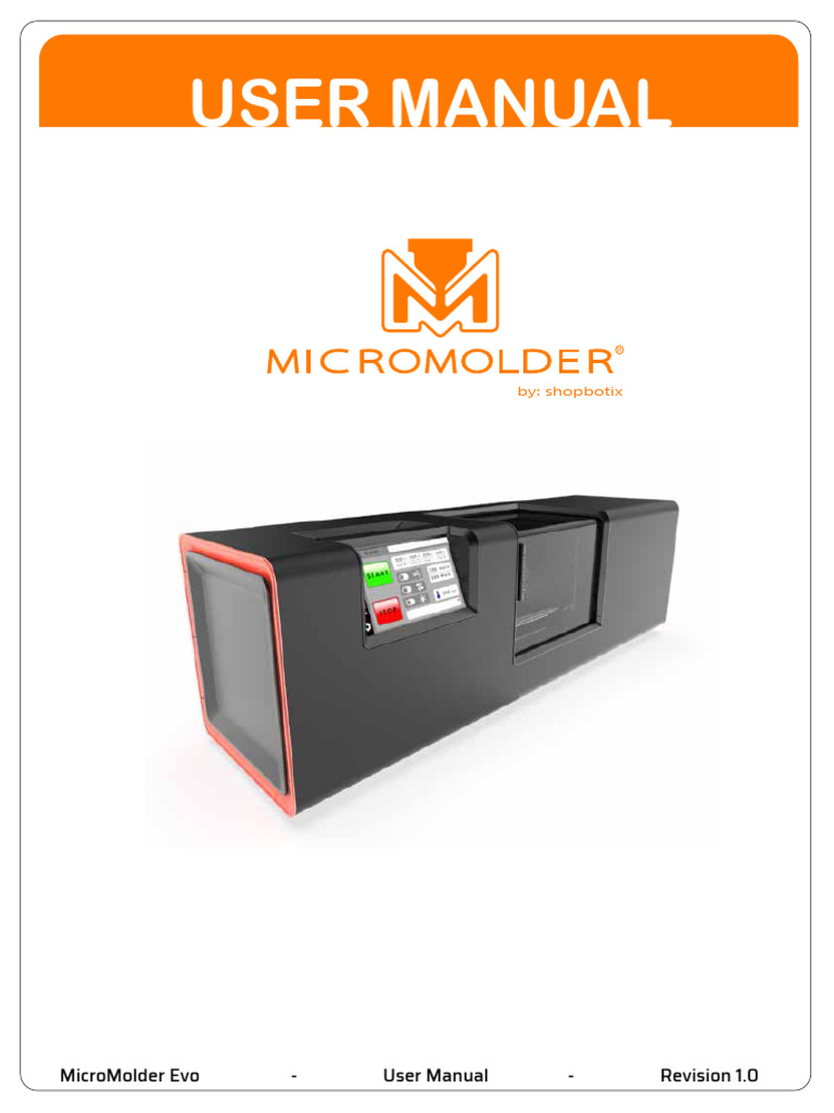 MicroMolder Evo - User Manaual | PDF