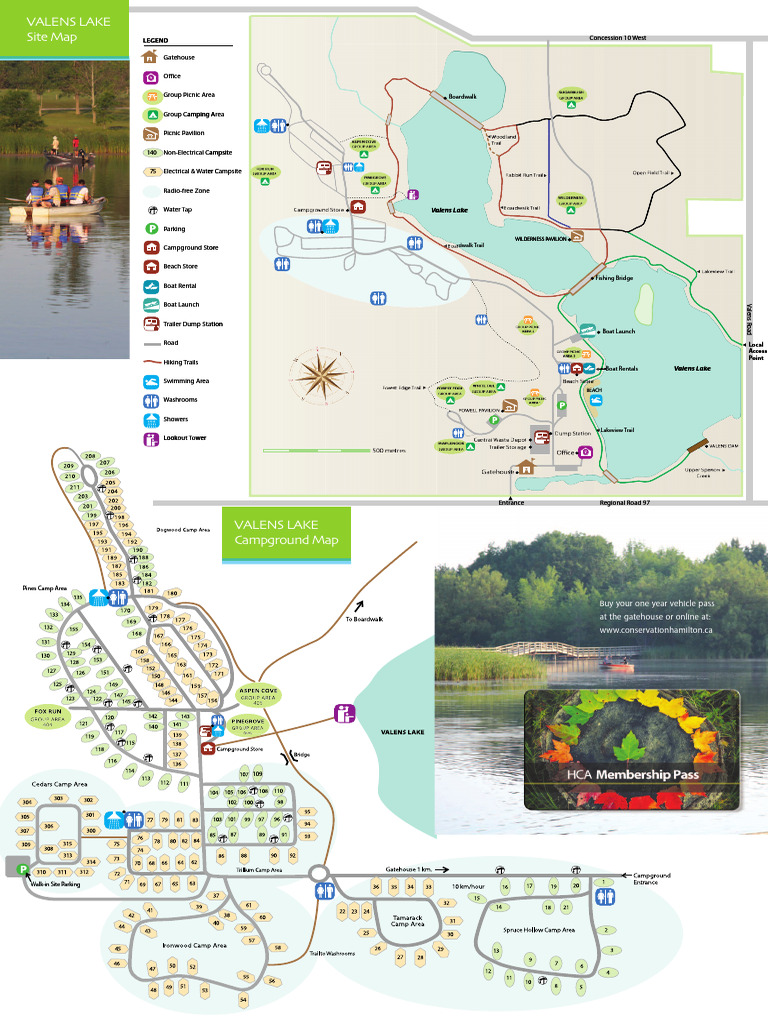 Hamilton Conservation Map | PDF | Campsite | Hiking