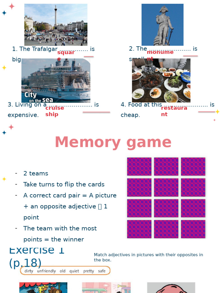 G6.CB - Unit 1.lesson 4, 5 - Vocabulary, Listening +language Focus | PDF