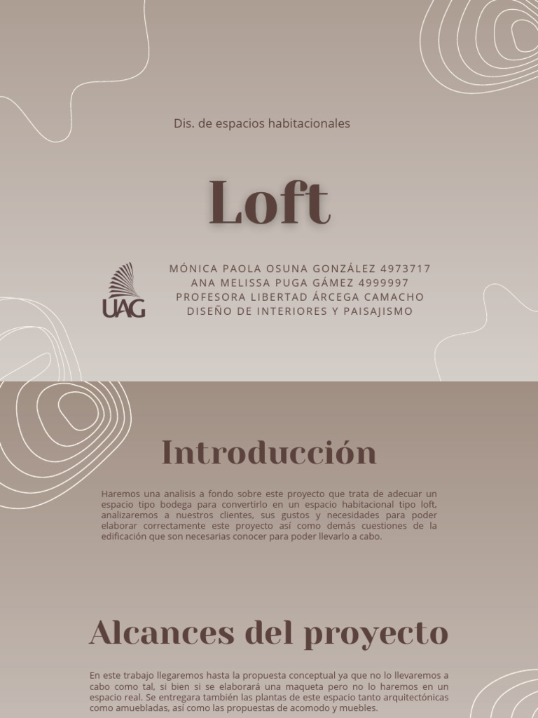 A14 Entrega Proyecto Integrador LOFT | PDF