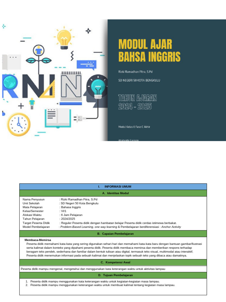 Modul Bing Finallll | PDF | Syntax | Semantic Units