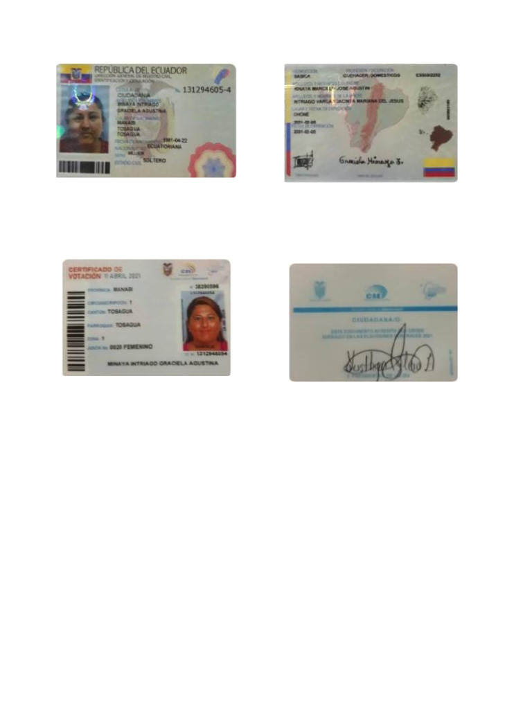 CEDULA DE IDENTIDAD | PDF