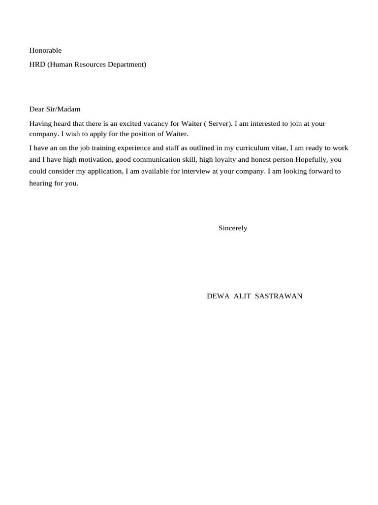 CV DEWA ALIT File | PDF