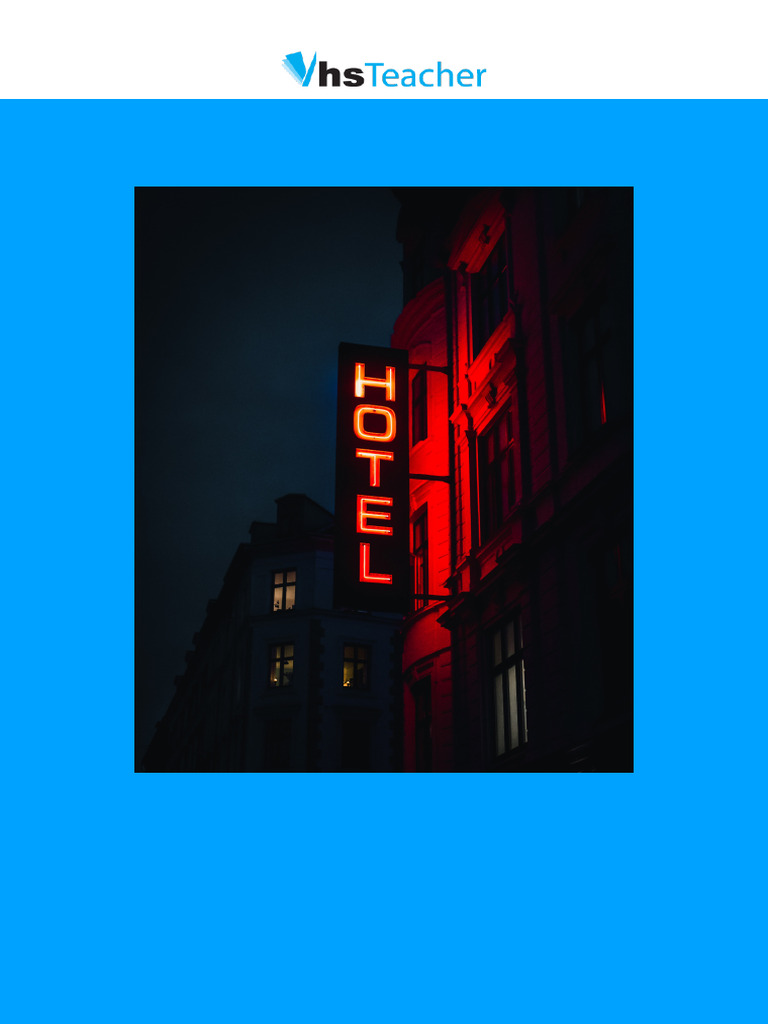 English Conversation Course Lesson Hotels | PDF