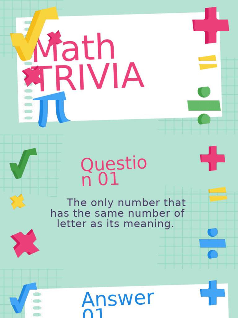 Math Trivia | PDF