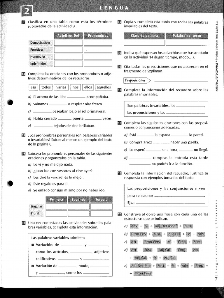 Refuerzo-3-Morfosintaxis (1) - 2-2 | PDF