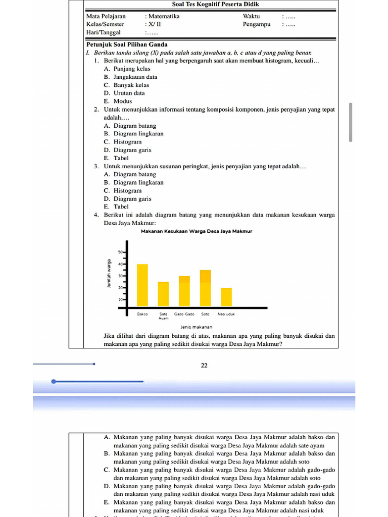 Latihan Statistika Pdf