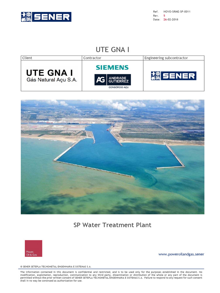 NOVO-SRME-SP-0011 Rev 5 SP Water Treatment Plant - Comentários ...