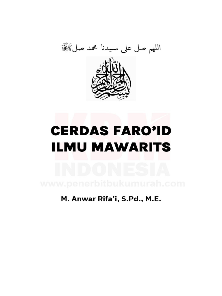 Cerdas Faro'Id Ilmu Mawarits - M. Anwar Rifa'i Revisi | PDF