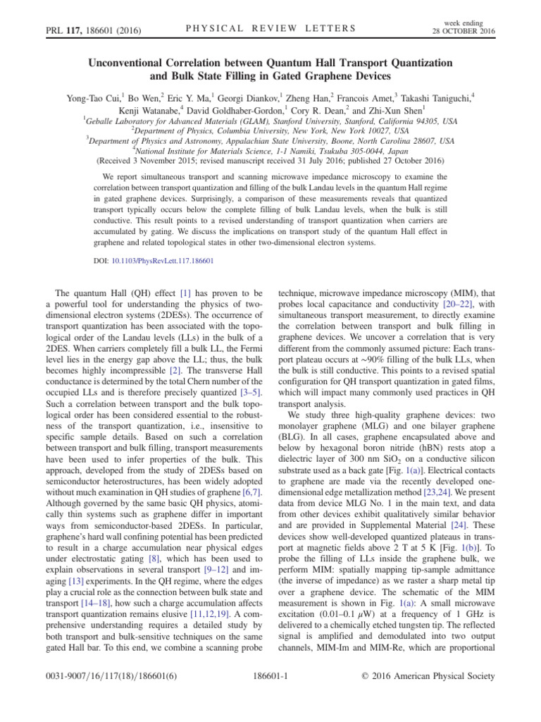 Cui 等 - 2016 - Unconventional Correlation Between Quantum Hall ...