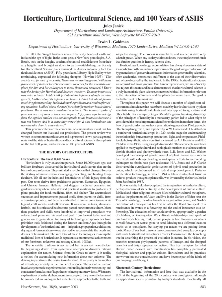 Hortsci Article p883 | PDF