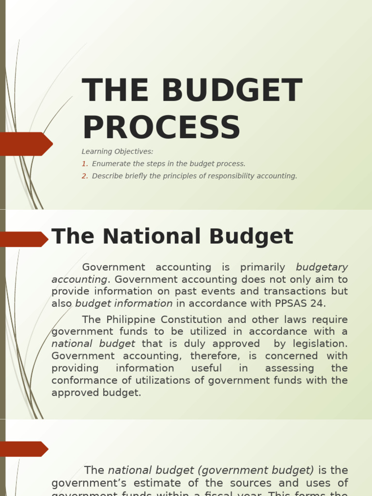 Budget Process | PDF | Cost Of Living | Budget