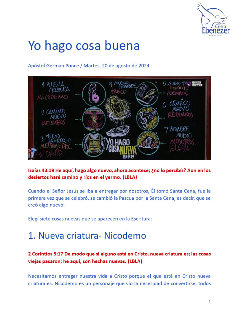 Yo Hago Cosa Buena | PDF