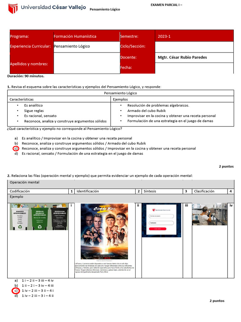 Mi Solucion Del Parcial - Cesar Machuca | PDF