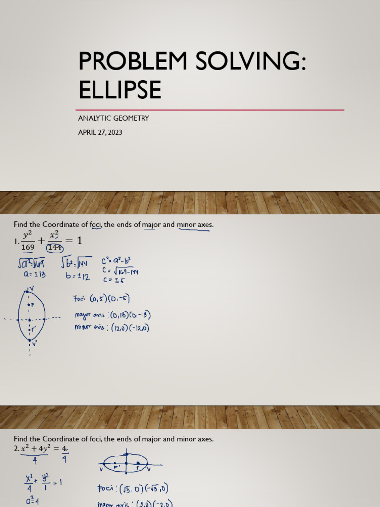 ELLIPSE-PROBLEM-SOLVING | PDF