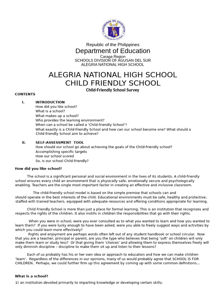CFSS Tool Child Friendly | PDF