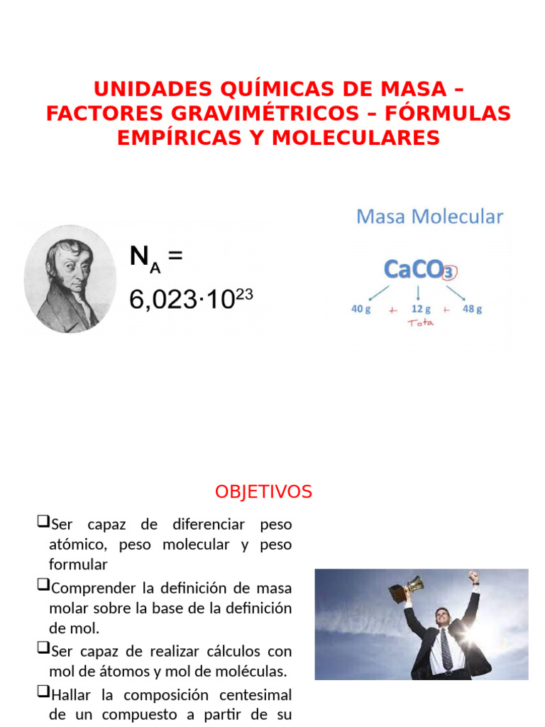 Sesión - Unidades Químicas de Masa | PDF