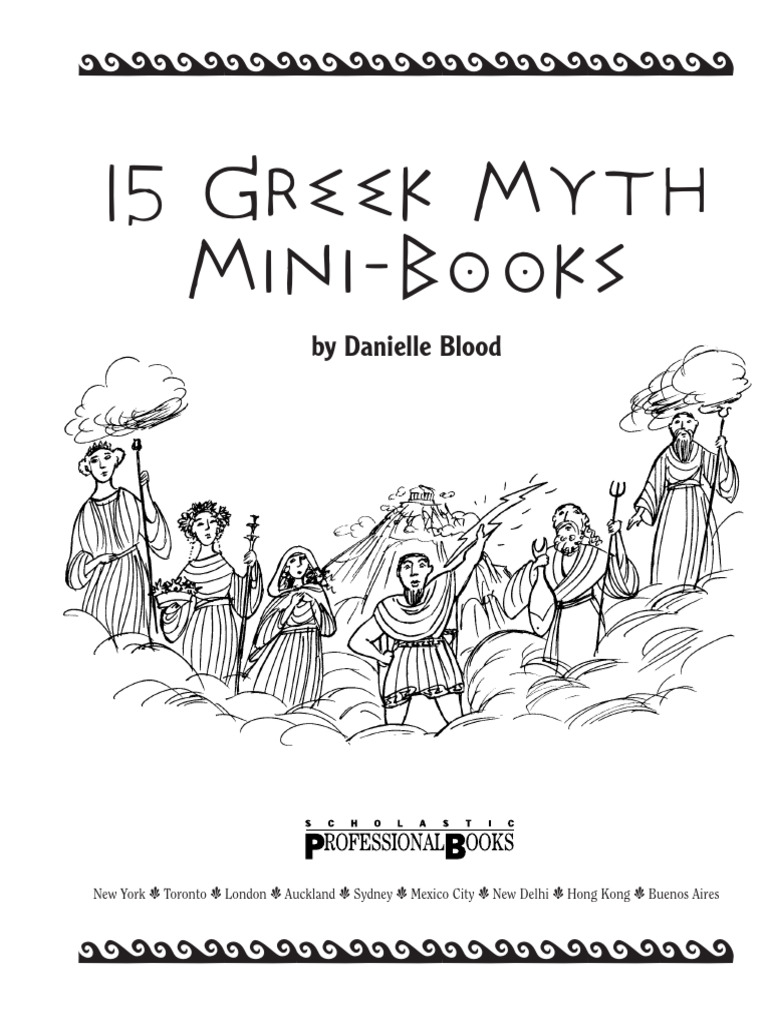 15 Greek Myth Mini-Books - Danielle Blood - (2001) | PDF