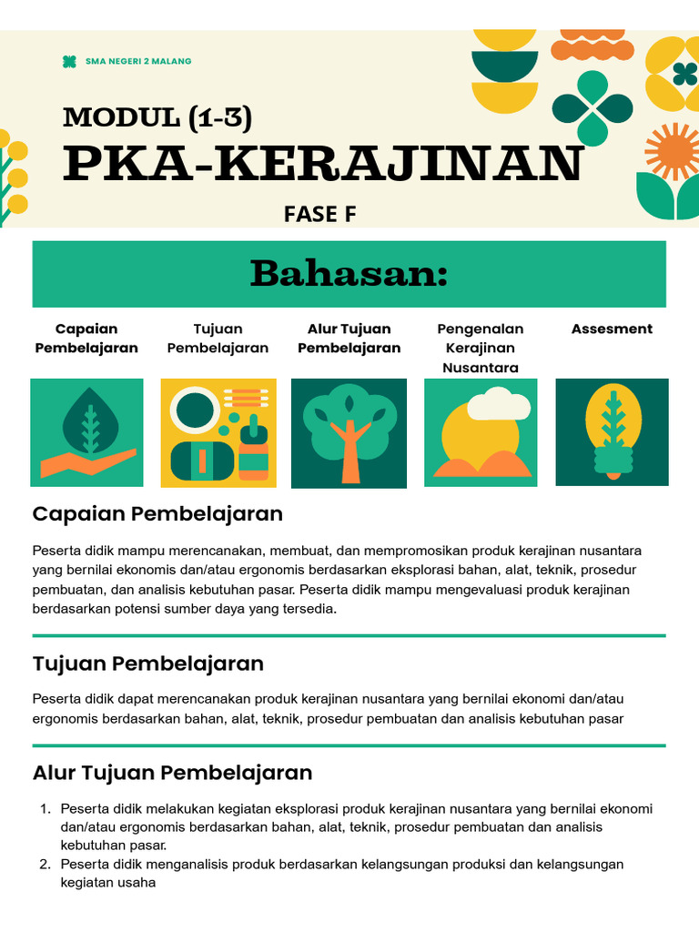 Modul Pkwu Fase F Bagian 1 | PDF