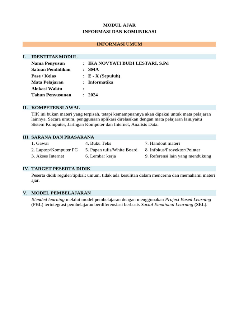 Modul BK (Integrasi Office) | PDF