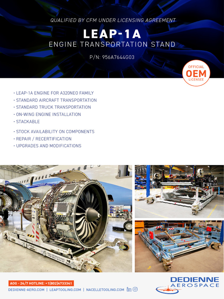 Leaflet LEAP 1A Engine Stand | PDF