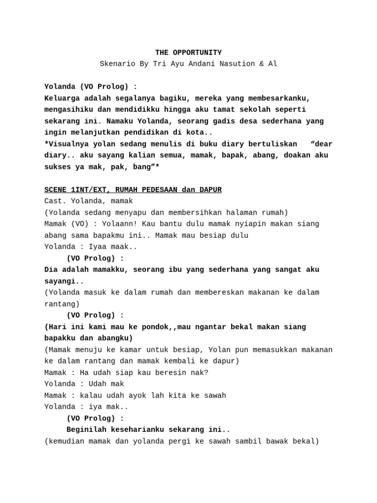 Contoh Naskah | PDF