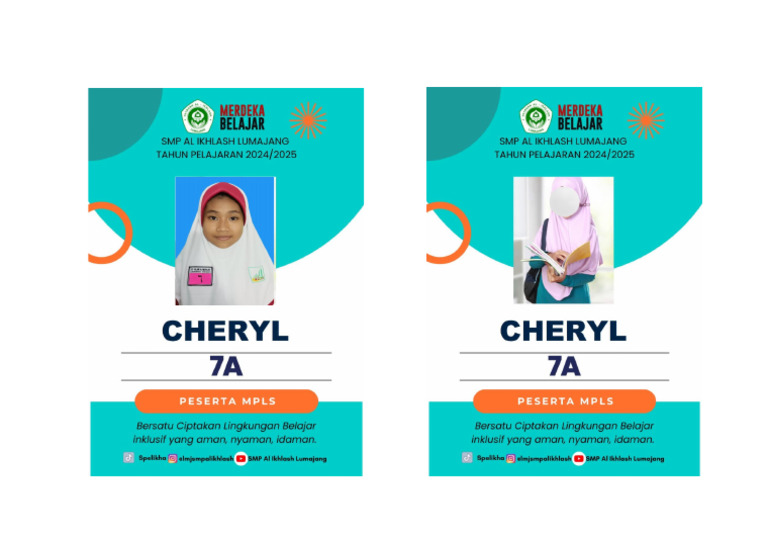 ID Card PESERTA MPLS | PDF