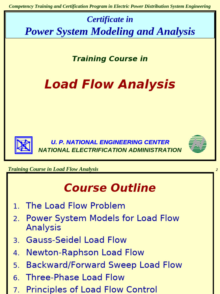 CPT3 - Load Flow Analysis 3rd Batch | PDF