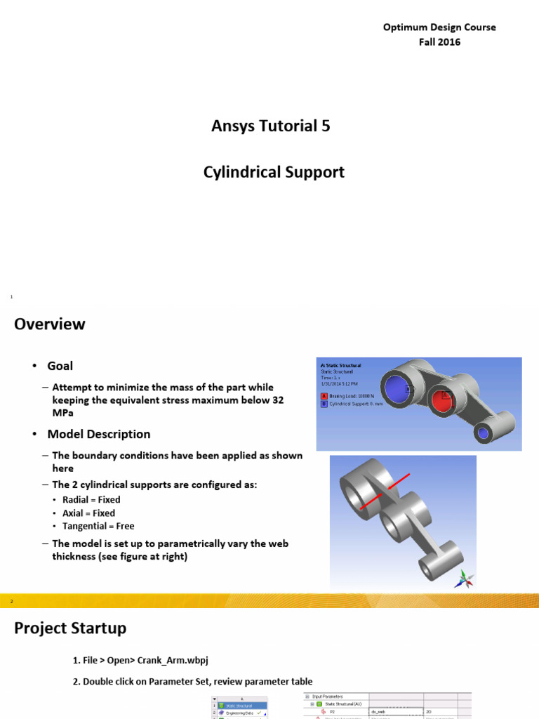 Tutorial_5_Cylindrical_Support | PDF